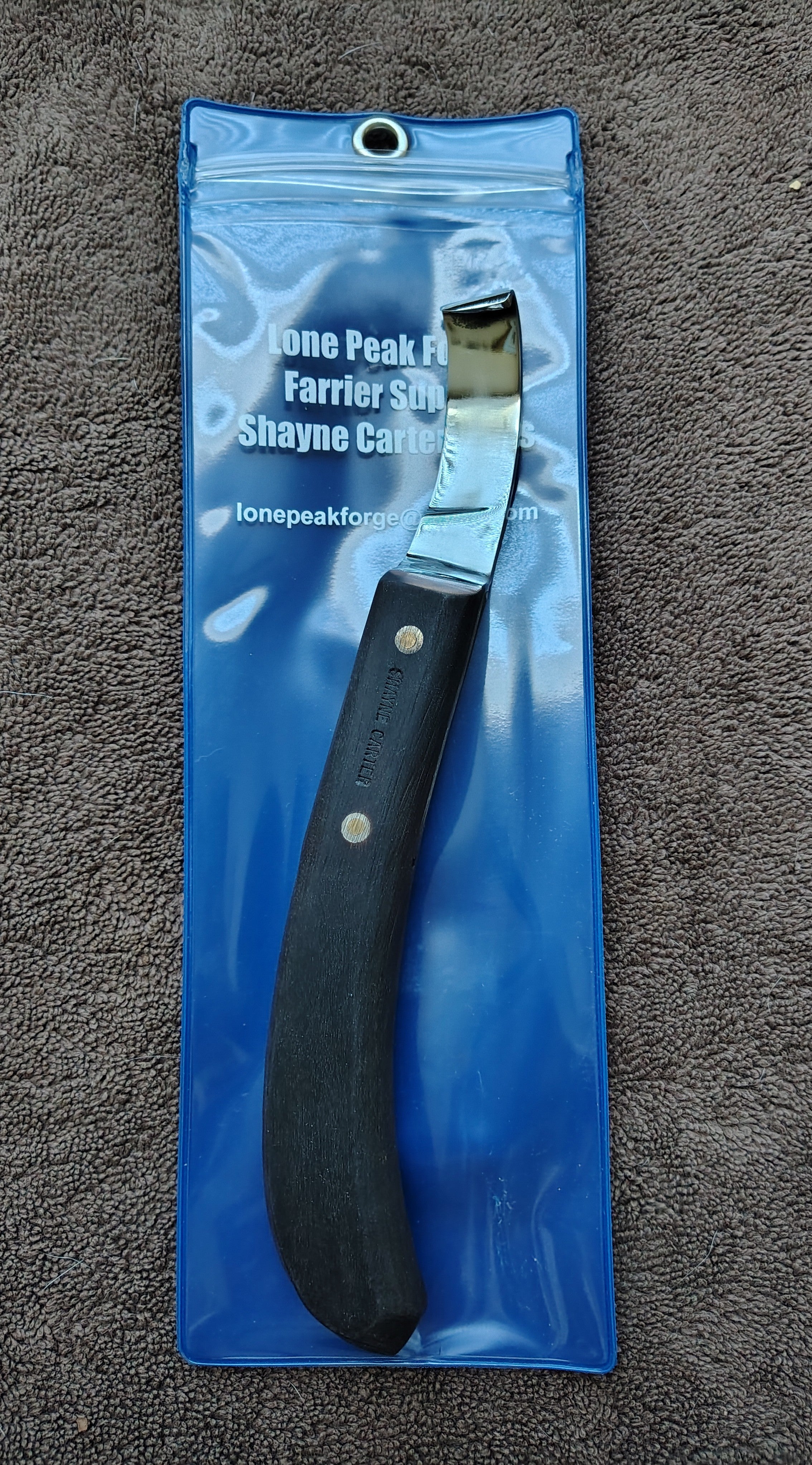 Shayne Carter Hoof Knife – New Farm Farrier Supply